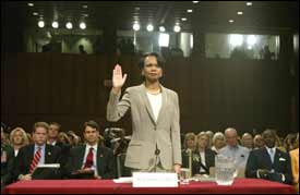 Rice attempts to shift blame for intelligence lapses to CIA and FBI ...