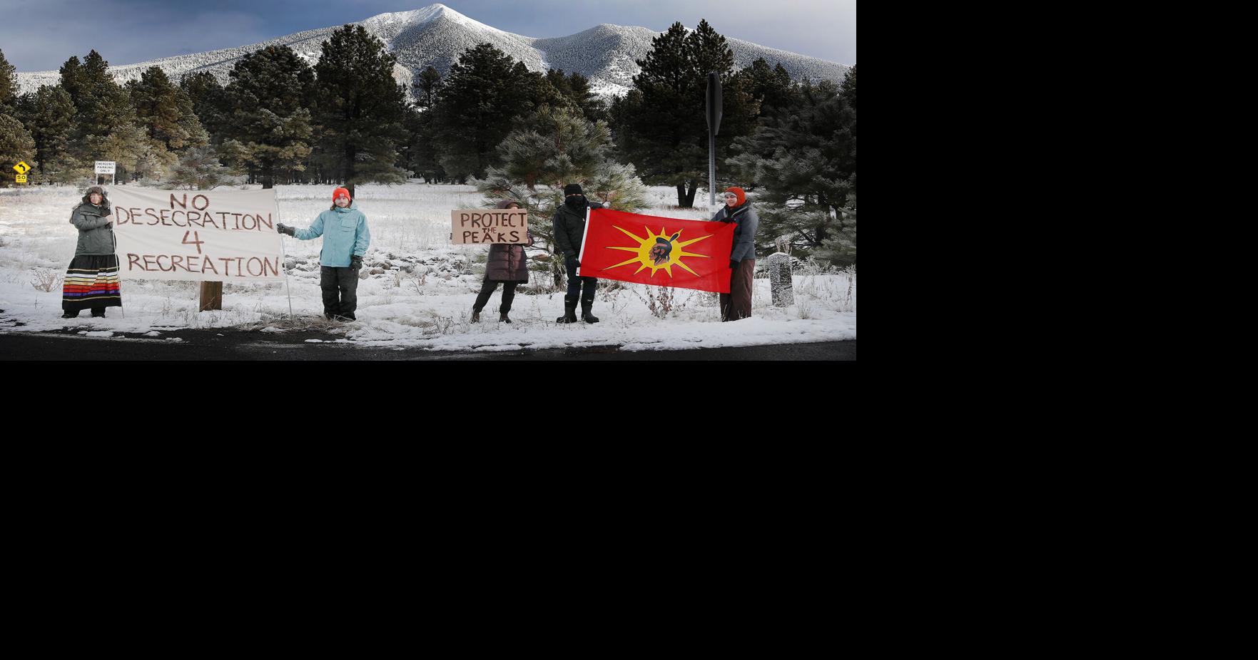 Arizona Snowbowl season opening met with renewed protest against ...