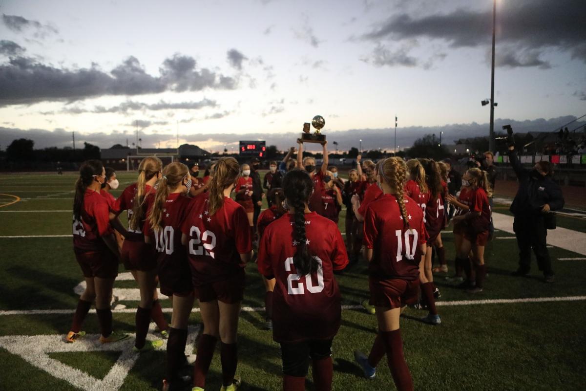 NPA girls soccer topples St. Johns, 5-0, to win 4th straight 2A state ...