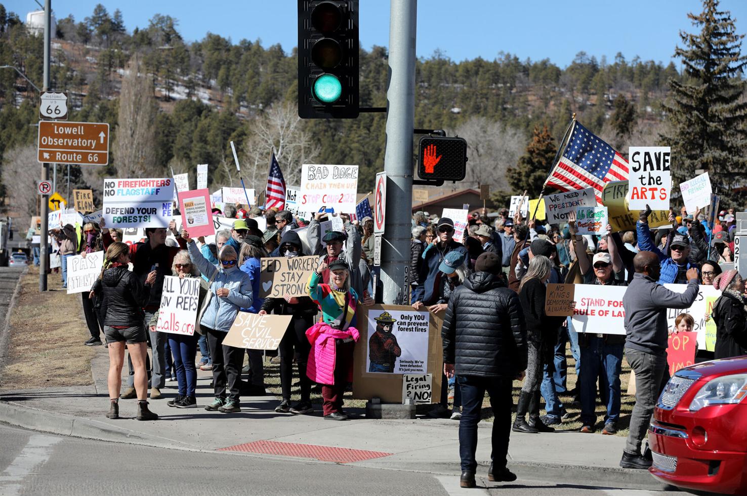 Gallery: Hundreds gather for protest at Flagstaff City Hall | Local ...