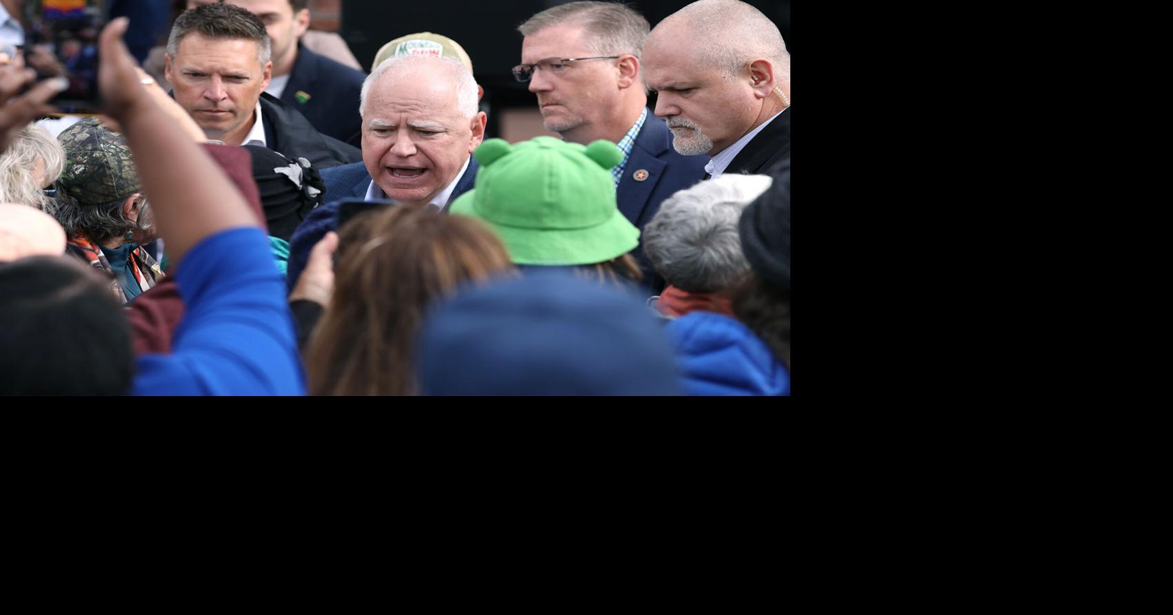 Three days before the election, Tim Walz visits Flagstaff for a rally ...