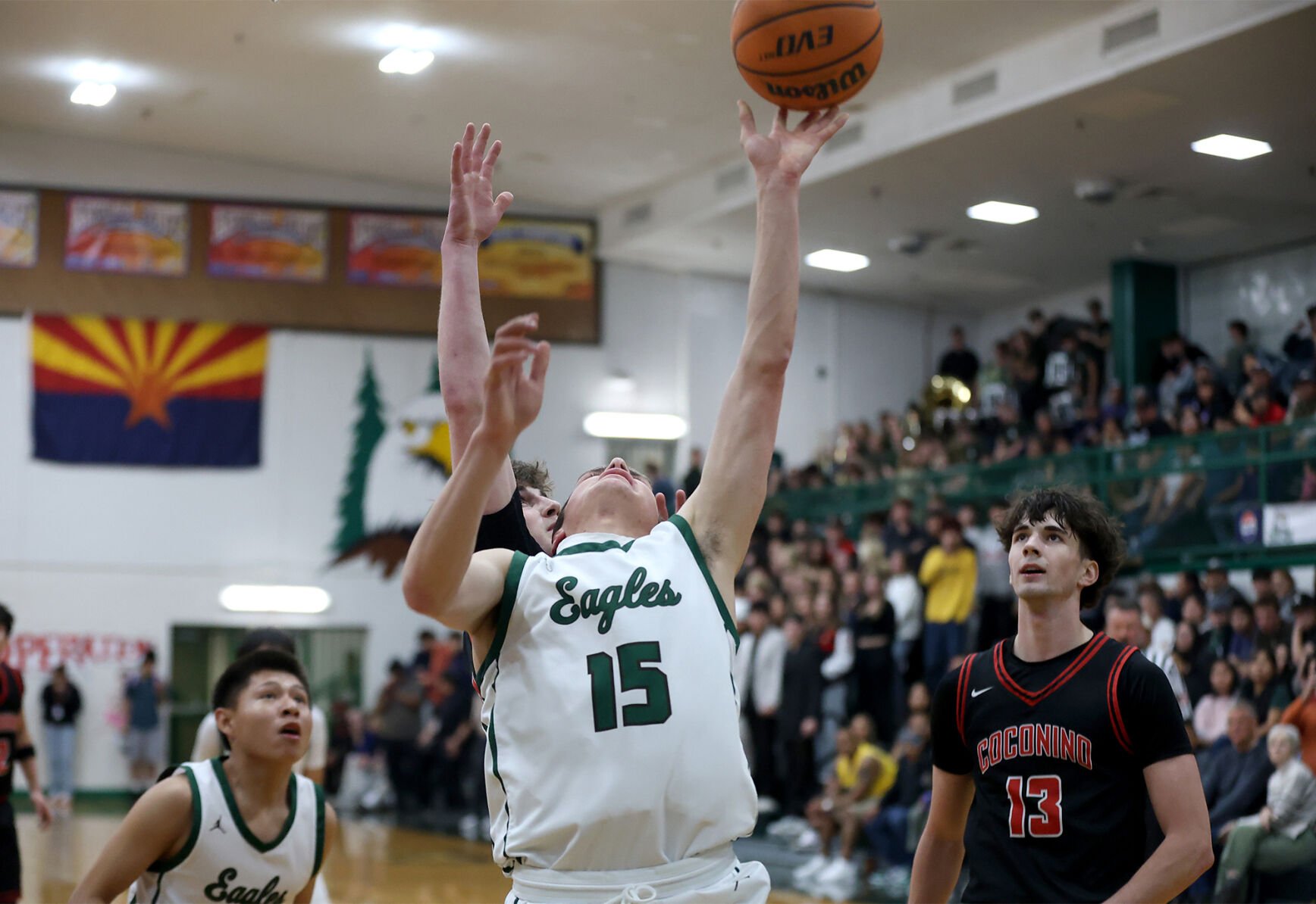 Coconino boys basketball pulls away at Flag High in 1st city rivalry ...