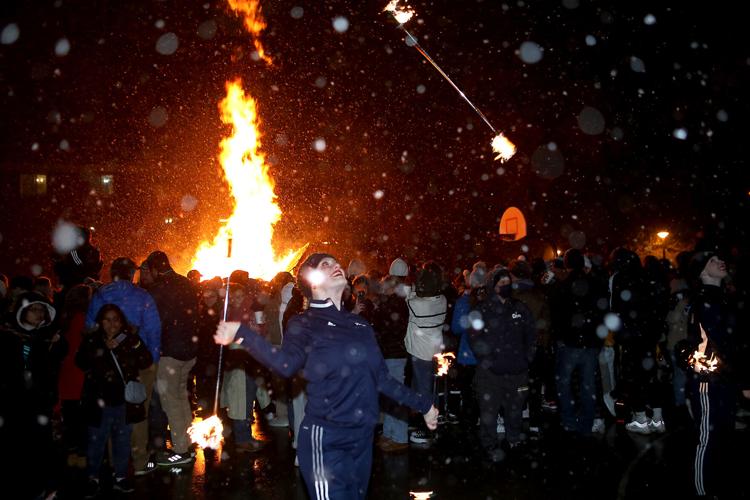 Gallery: NAU Celebrates Homecoming Weekend with Annual Bonfire | Local ...