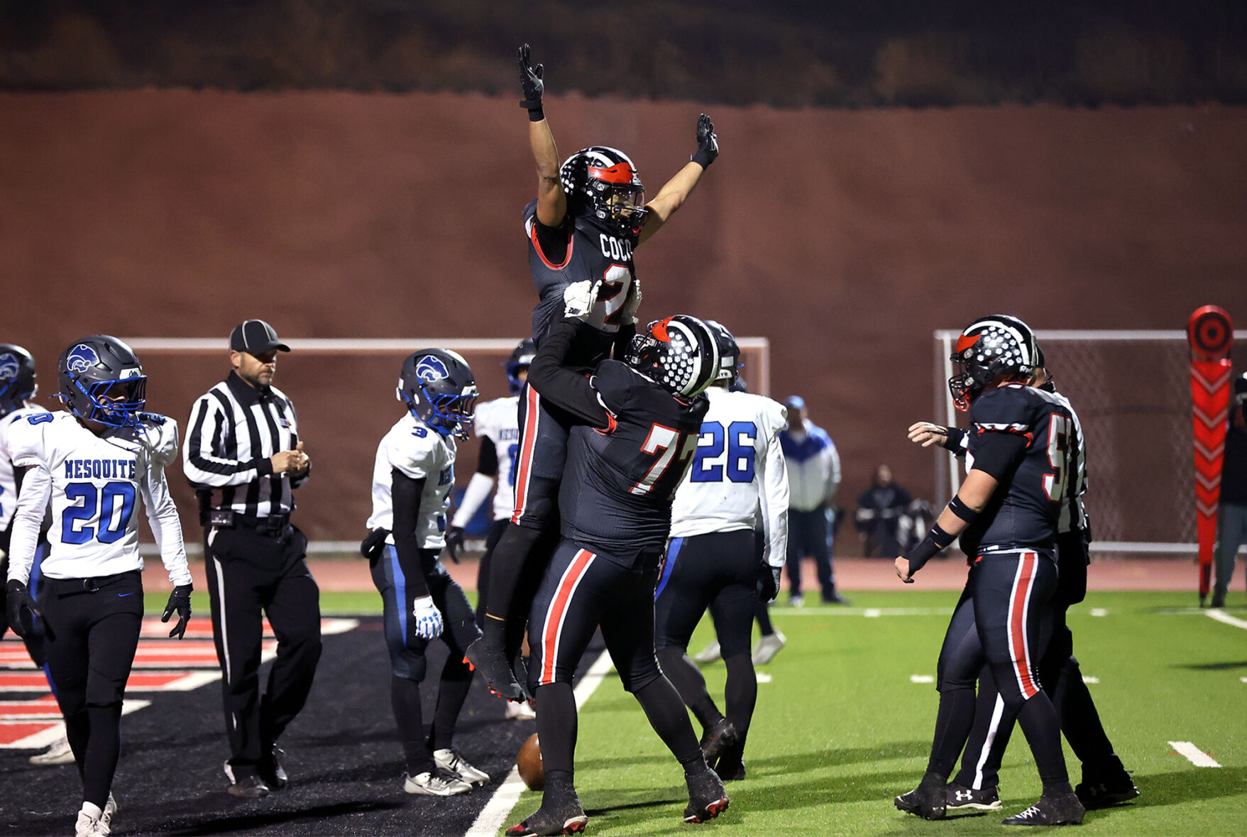Coconino football fends off Mesquite to advance in state tournament ...