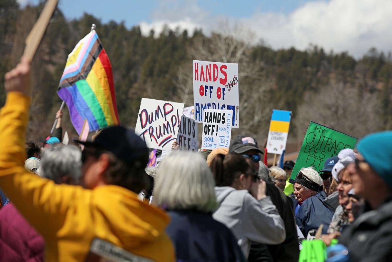 Gallery: Thousands gather near Flagstaff City Hall for 'Hands Off ...