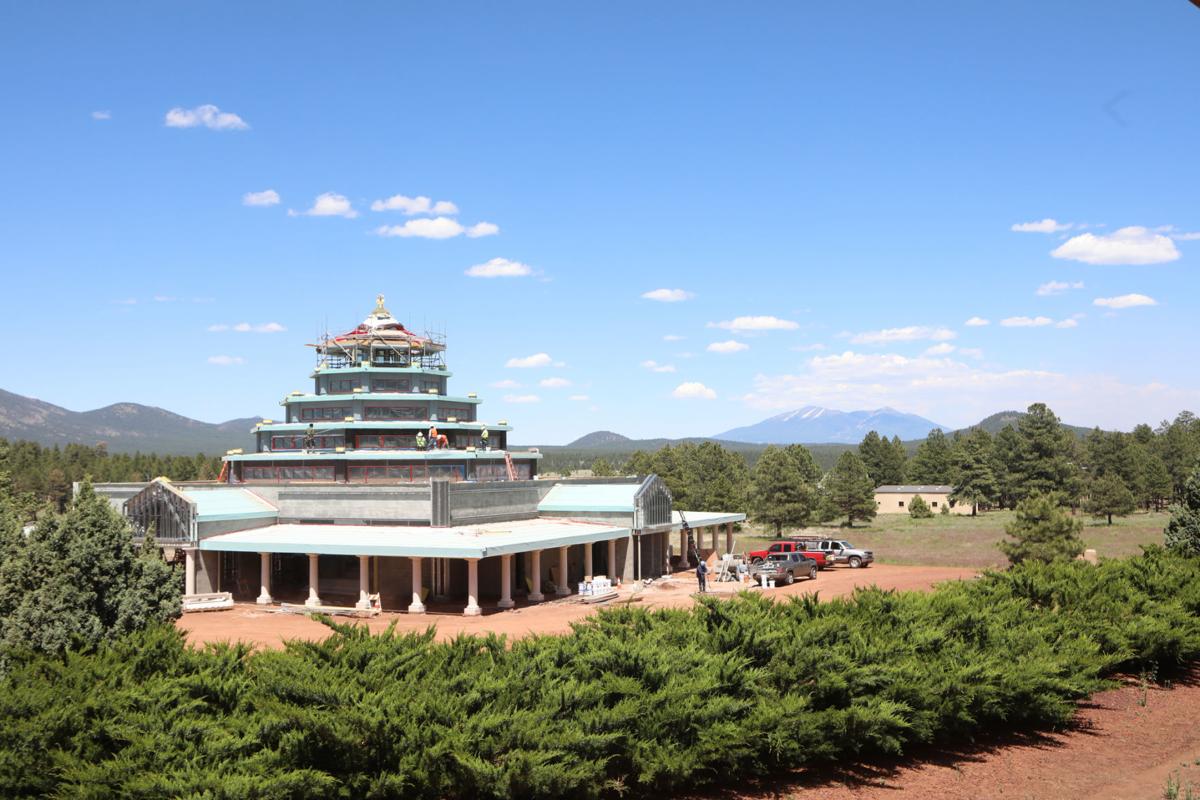 Local contractors at work on new 1,000-occupant World Peace Temple in ...