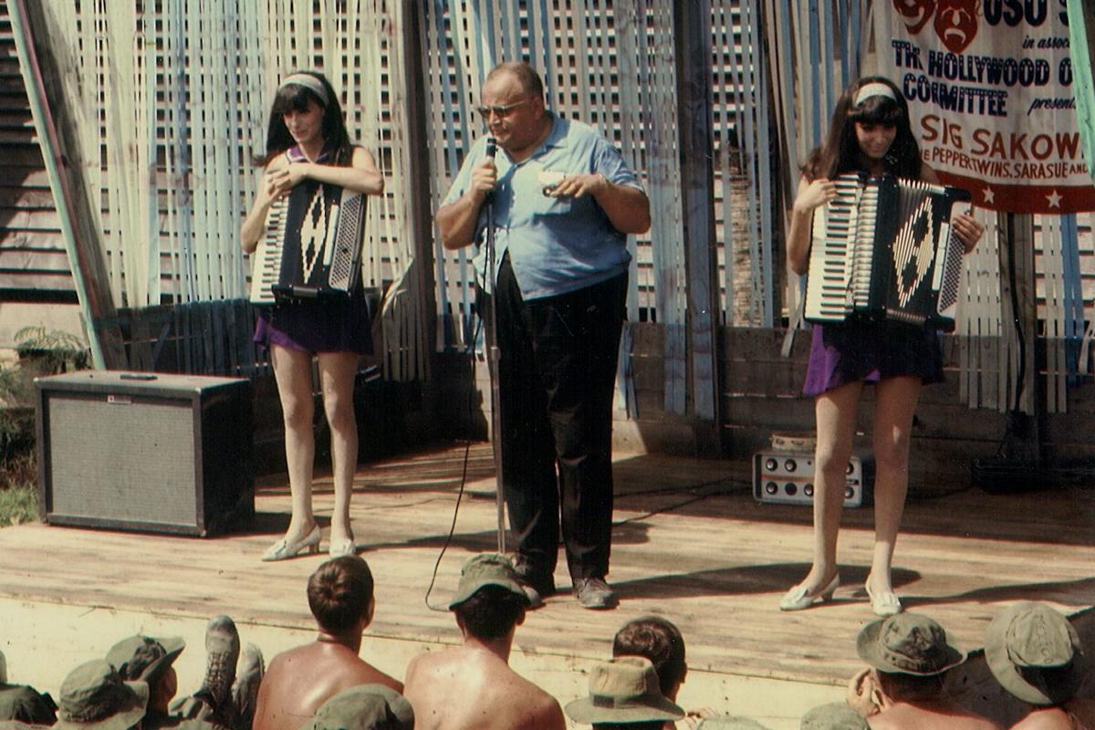 Former Doublemint Twin and USO performer continues to serve military ...