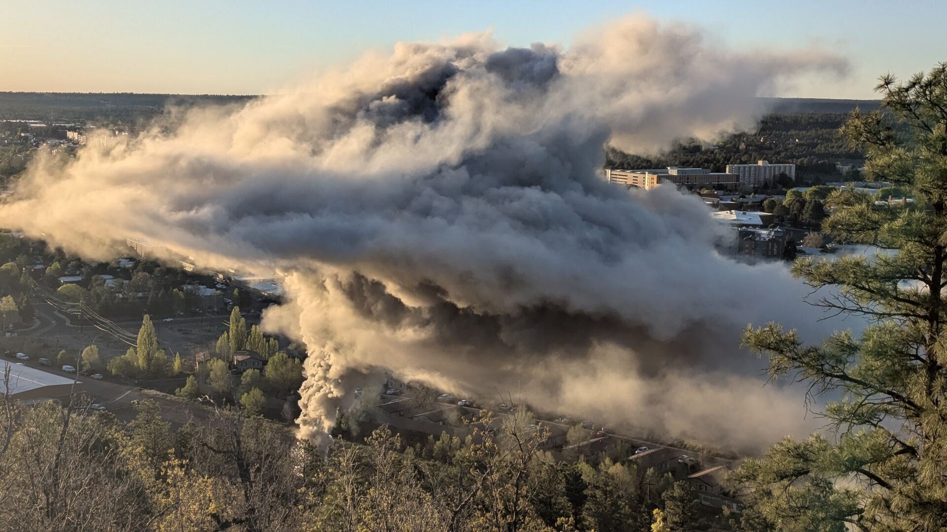 Train engine overheats, catches fire in west Flagstaff; blaze under ...