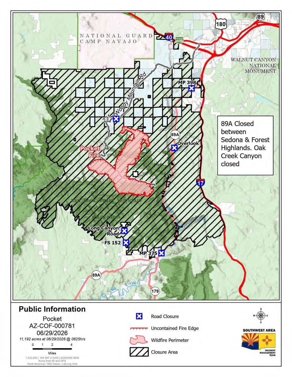 Pocket Fire tops 15,000 acres on Monday; heavy smoke settles in ...