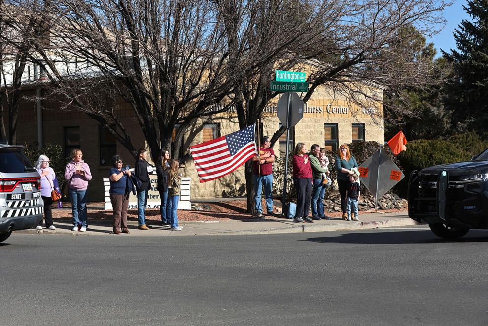 Gallery: Honor cordon for fallen trooper-paramedic Hunter Bennett ...
