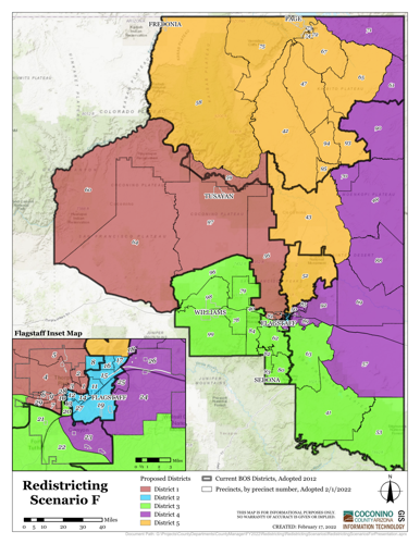 Coconino County adopts final redistricting map | Local News ...