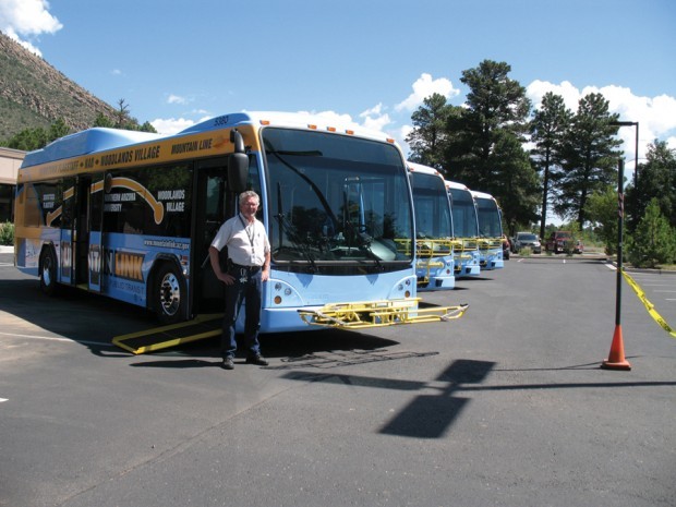Buses go to college in Flagstaff