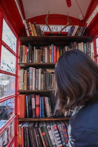 library phone box