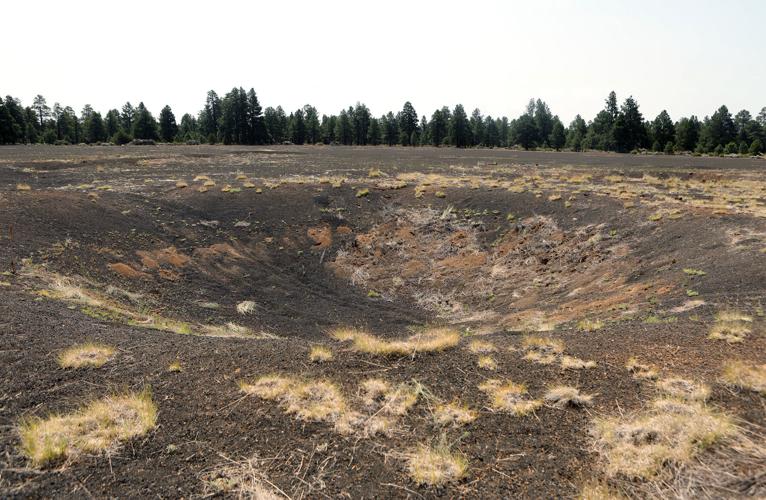 Crews remove vegetation from Cinder Lakes Crater Field to restore moon ...