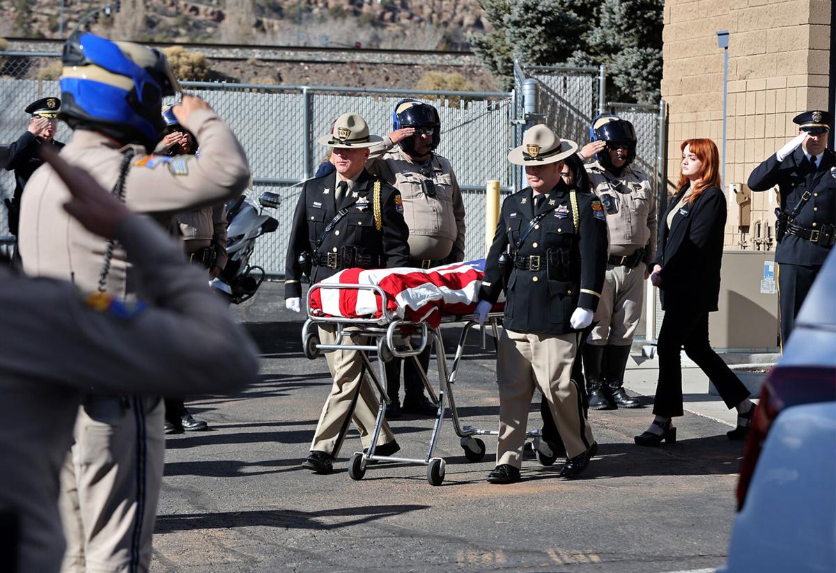 Gallery: Honor cordon for fallen trooper-paramedic Hunter Bennett ...