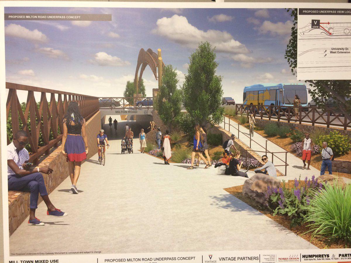 Milton student housing project plans pedestrian underpass | Local ...