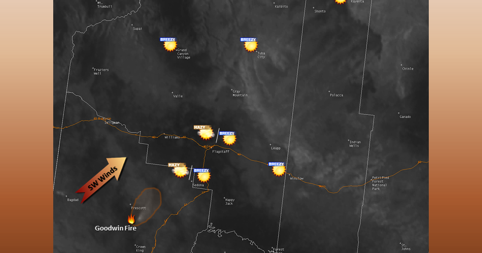 Smoky conditions again possible in Flagstaff as fire near Prescott ...
