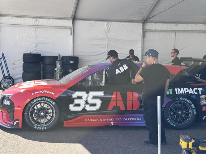 NASCAR showcases EV prototype at Phoenix Raceway with pit stop ...