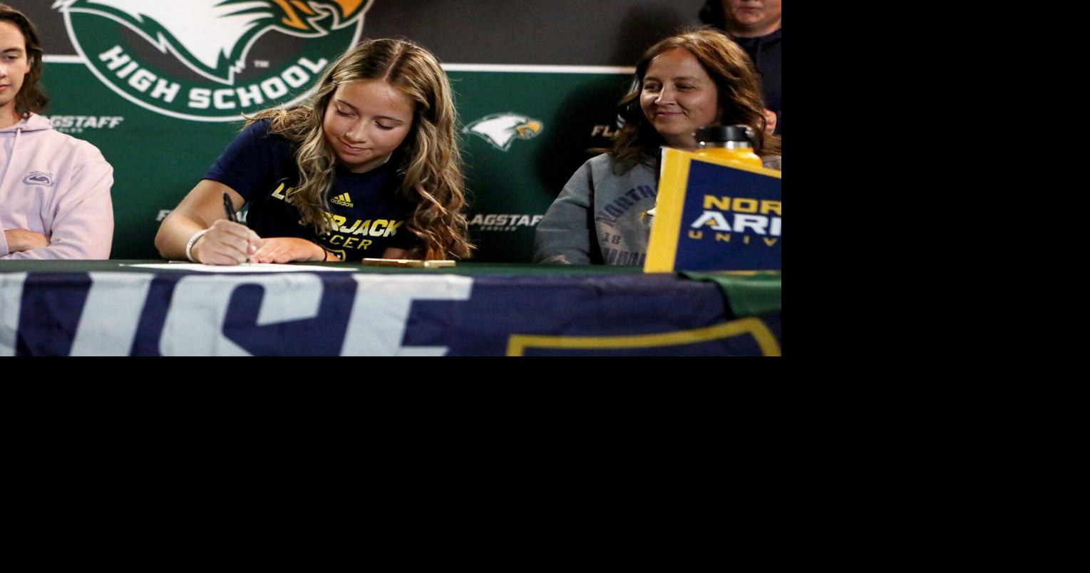 Staying home: Flagstaff senior Kate Bouck signs to NAU women's soccer ...
