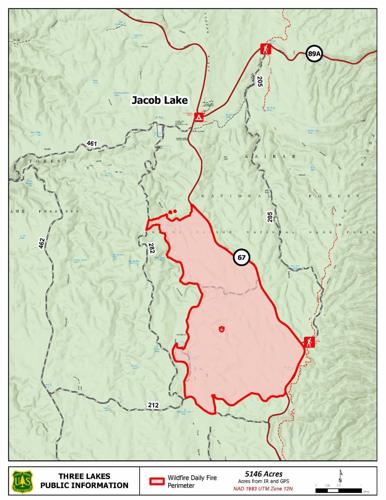 Despite red flag conditions three managed Kaibab fires maintained well ...
