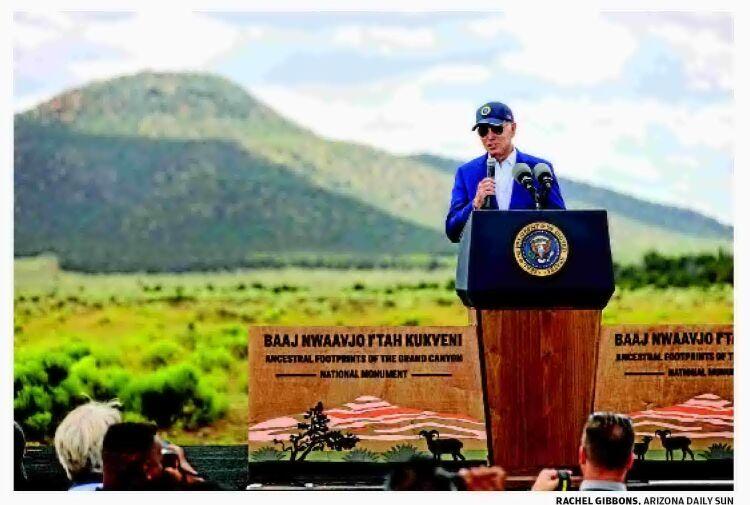 BIDEN CREATES NEW NATIONAL MONUMENT | | azdailysun.com