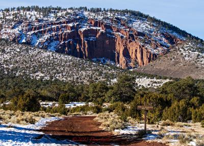 red rock volcanic complex