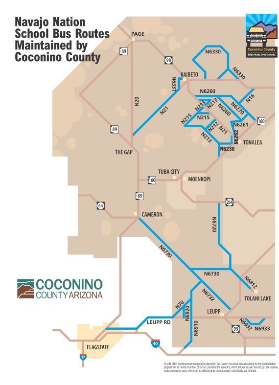 Navajo school bus routes see new county improvements | Local ...