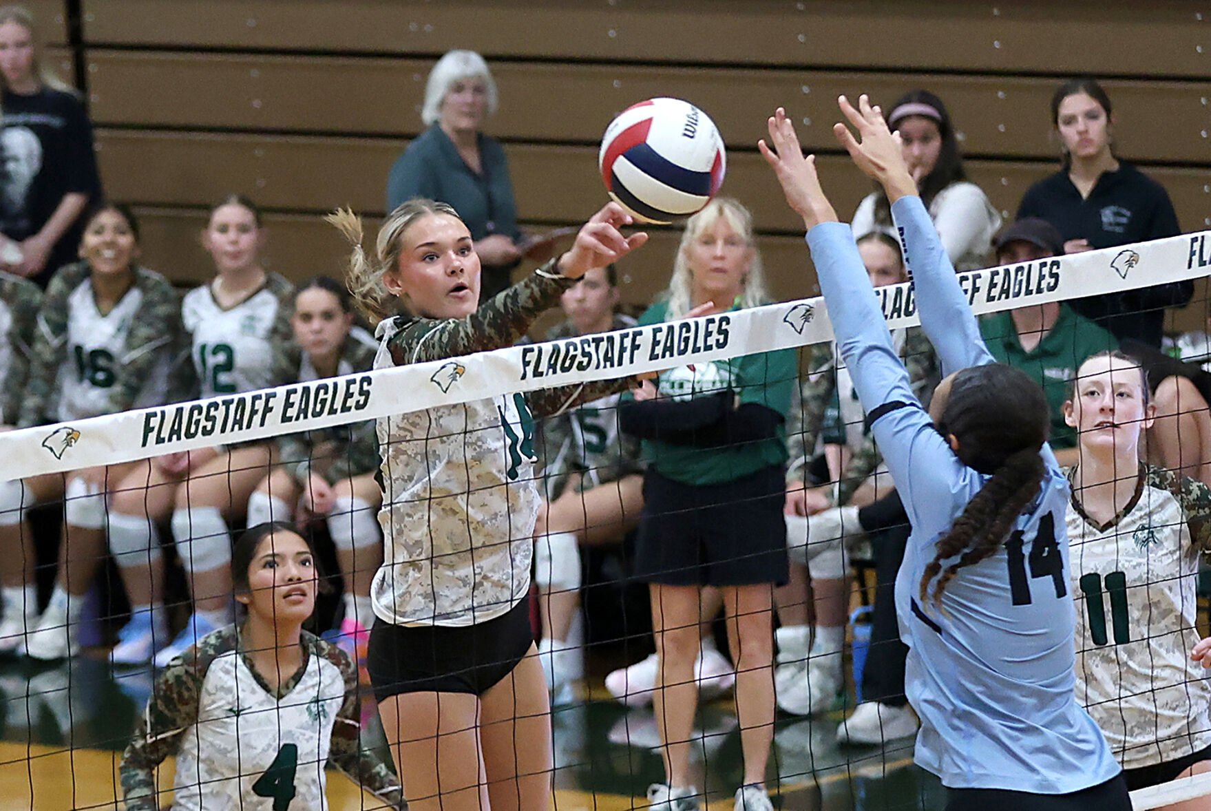 Flagstaff volleyball's season ends in 5-set quarterfinal to Mica ...