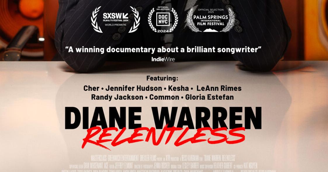 Movies in Flagstaff: Series continues with 'Diane Warren: Relentless ...