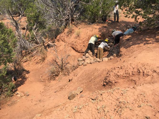Zuni crew and volunteers collaborate on erosion control project at ...
