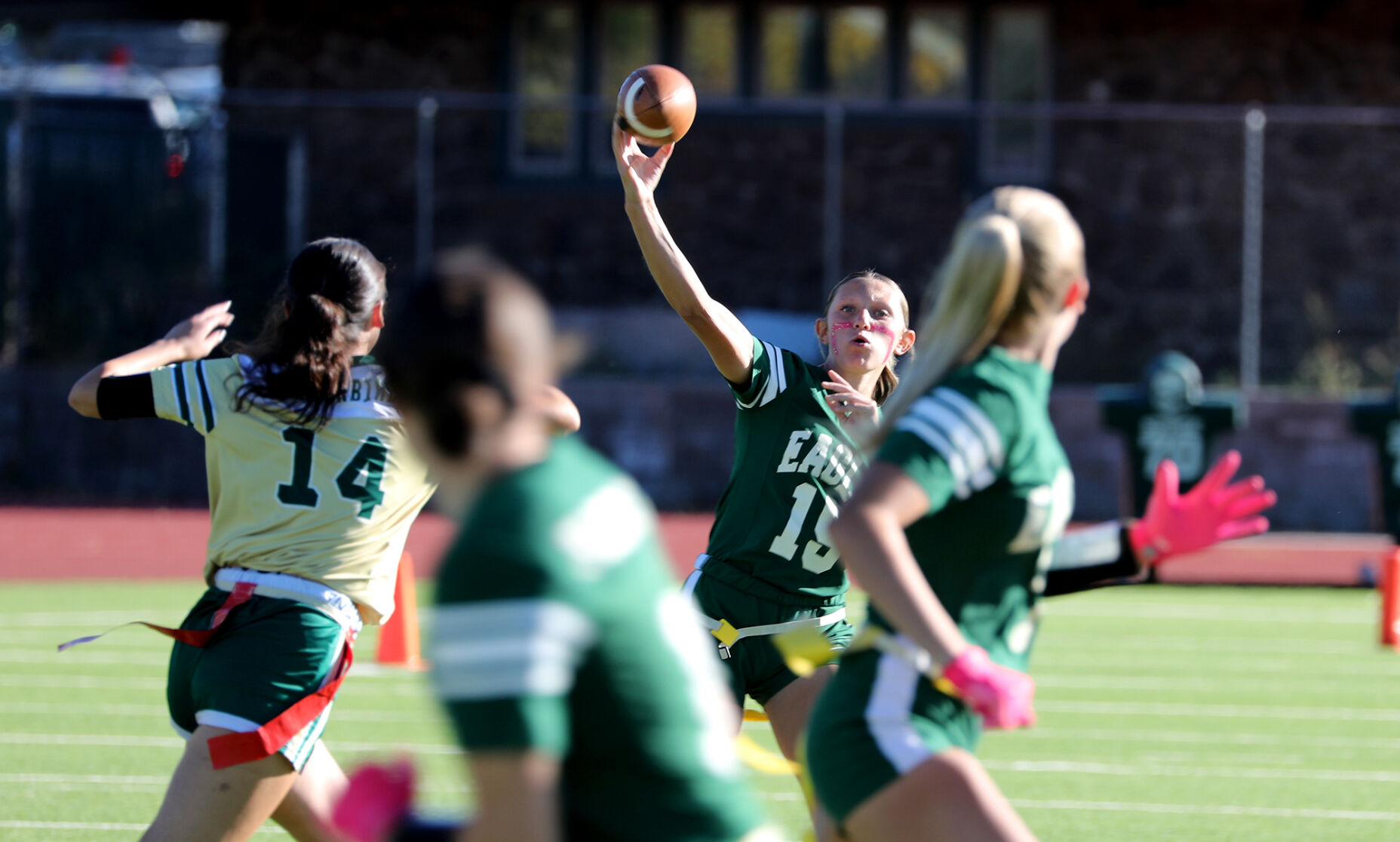 Eagles flag football maintains perfect record in Senior Day win in ...