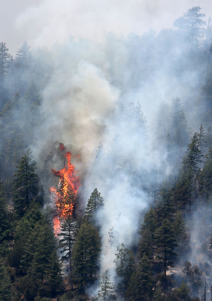 8 p.m. update: Slide fire hits 7,500 acres with 5 % containment | News ...