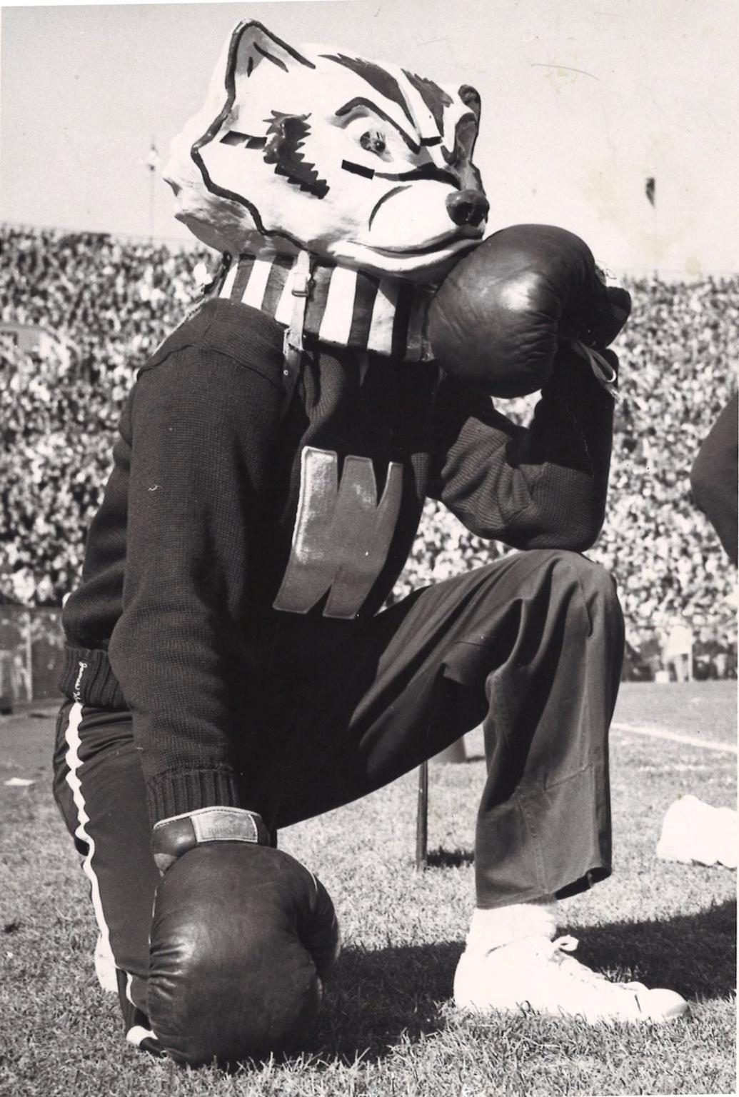 Throwback photos: The evolution of Wisconsin's Bucky Badger over the years