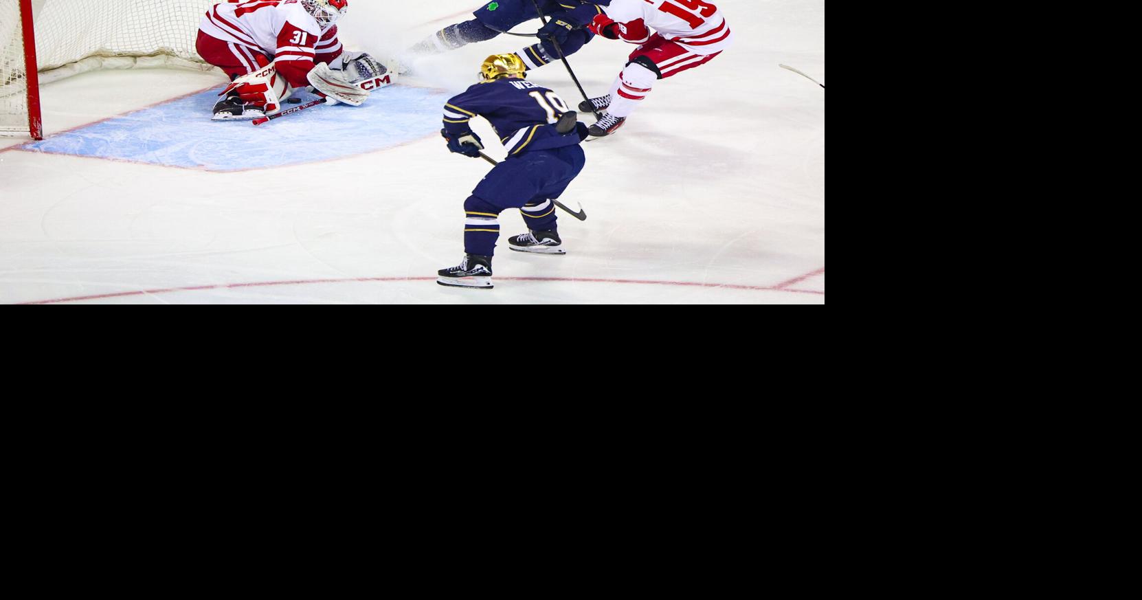 Wisconsin loses 3-goal lead, beats Notre Dame in overtime