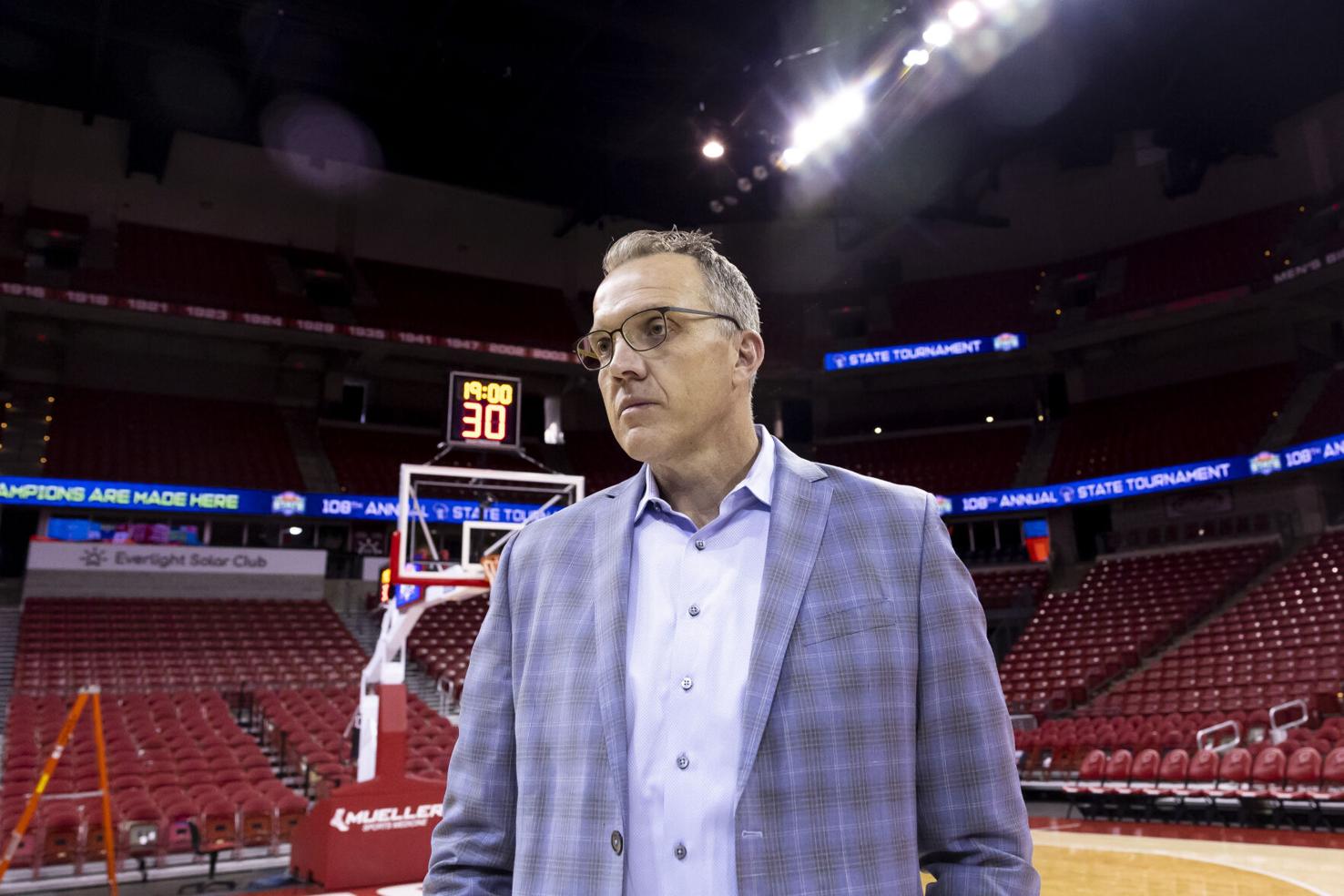 Photos: Wisconsin AD Chris McIntosh during his tenure with the Badgers