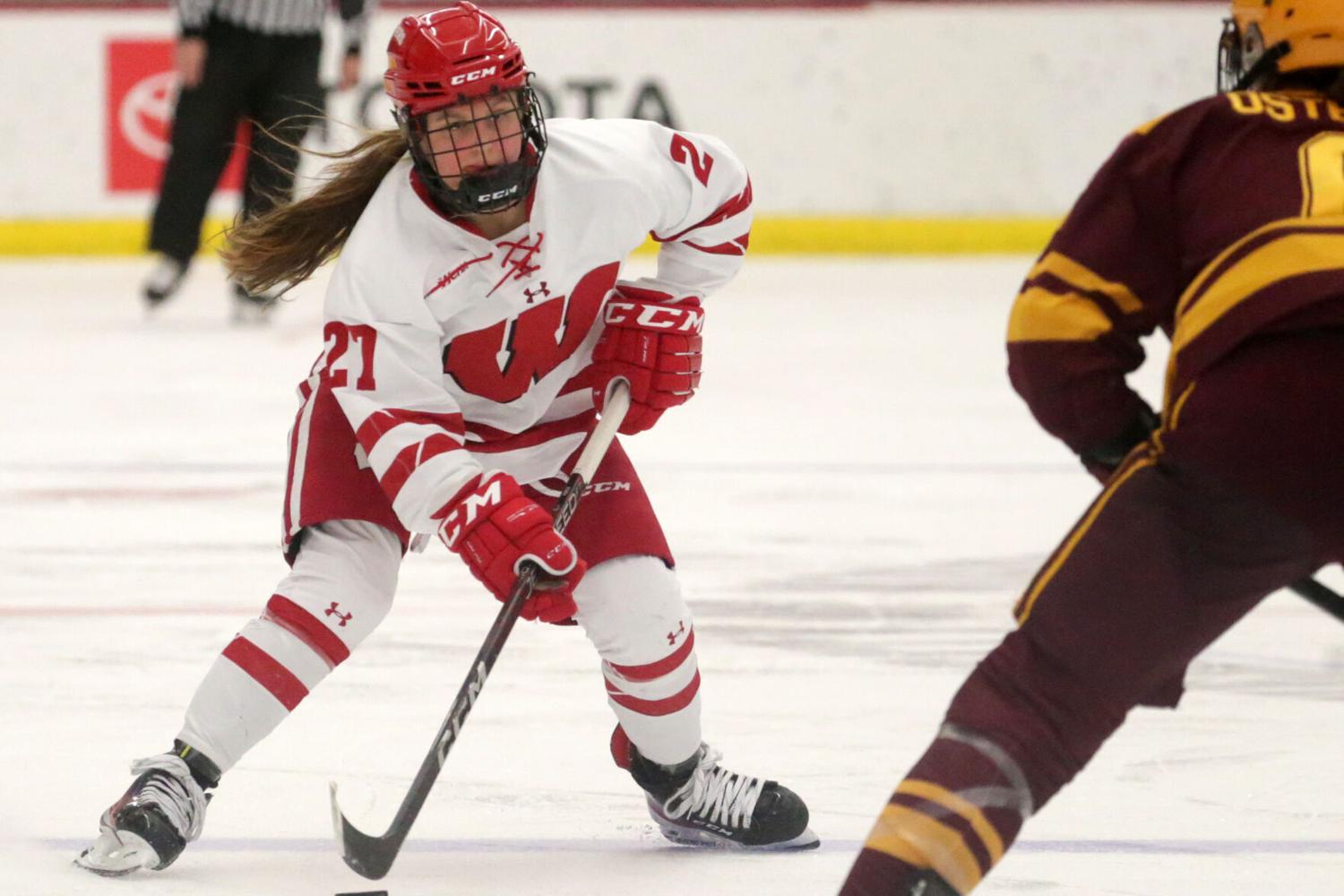 Wisconsin women's hockey blanks Minnesota State in WCHA playoff series ...