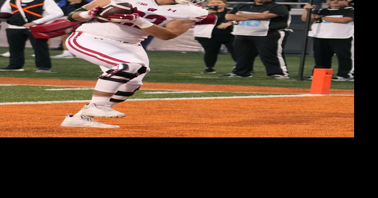 Wisconsin football's Hayden Rucci on game-winning catch