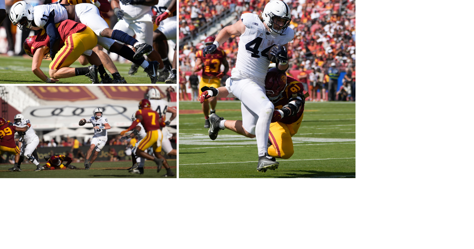 Drew Allar, Abdul Carter, Tyler Warren threats to Wisconsin