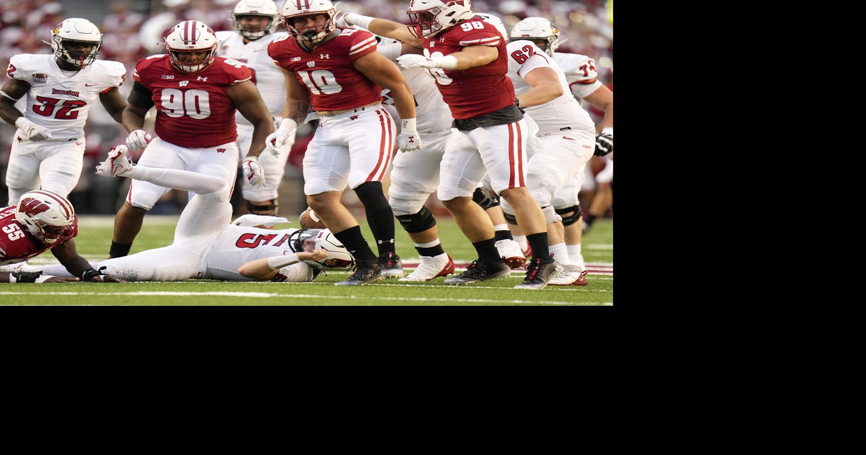Missing: Sacks. Wisconsin's defense is struggling to take down the ...