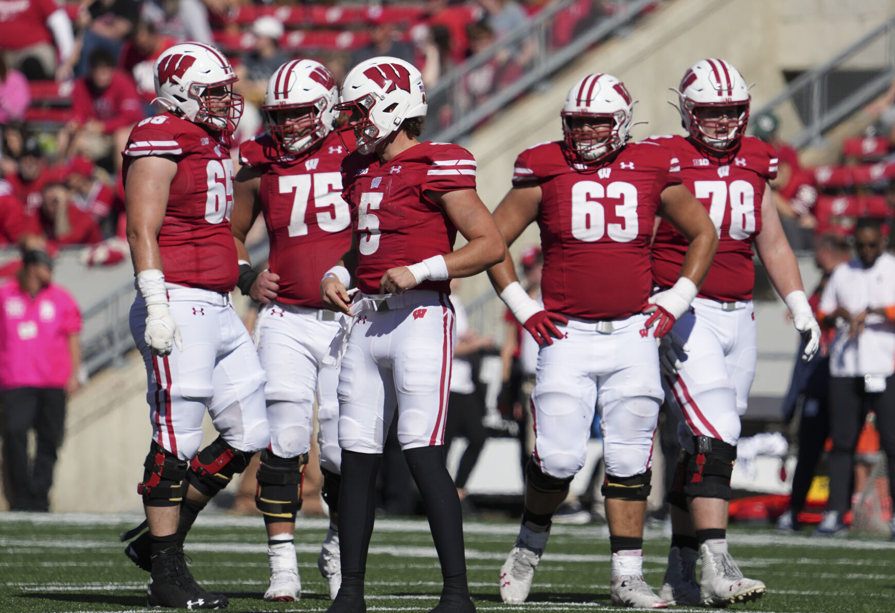 Luke Fickell Wisconsin Football has Work To Do Adding Linemen Luke Fickell Wisconsin Football has Work To Do Adding Linemen