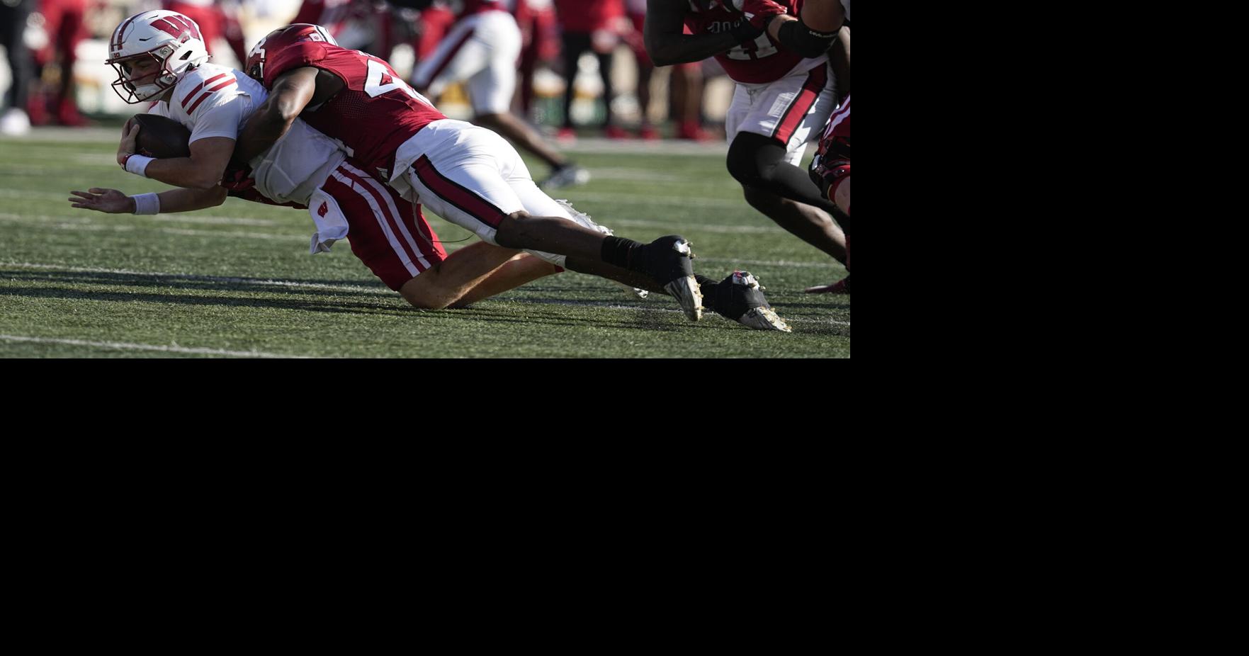 Wisconsin quarterback Braedyn Locke good and bad at Indiana