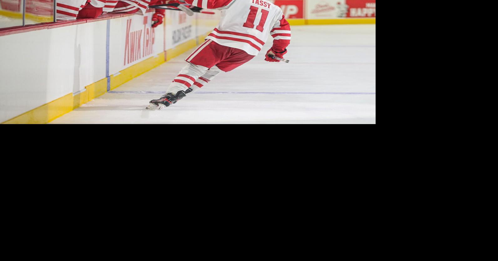 Simon Tassy finds his stride for Wisconsin men's hockey
