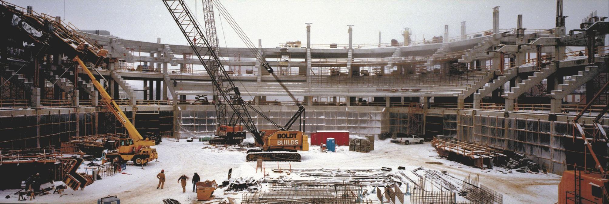 Throwback photos: Looking back at construction of UW-Madison's Kohl Center