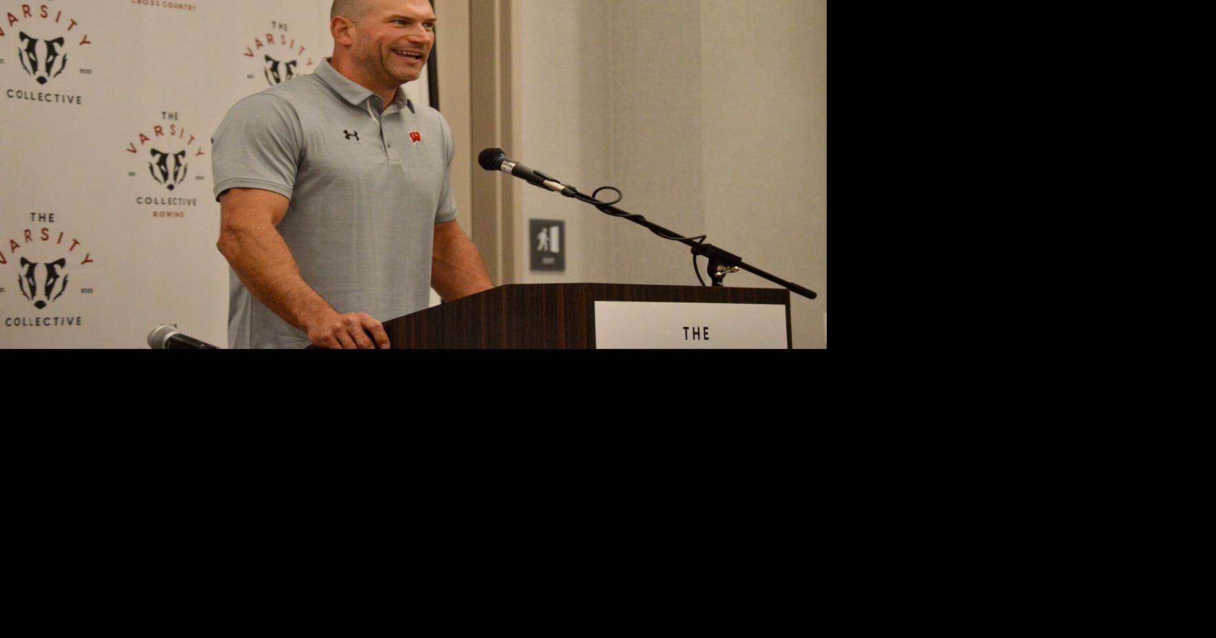 Wisconsin football legend Joe Thomas offers advice to current Badgers