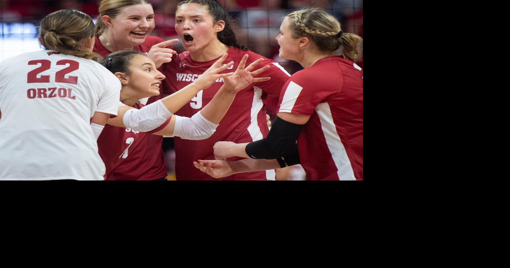 Photos: Wisconsin volleyball sees historic streak end at Nebraska
