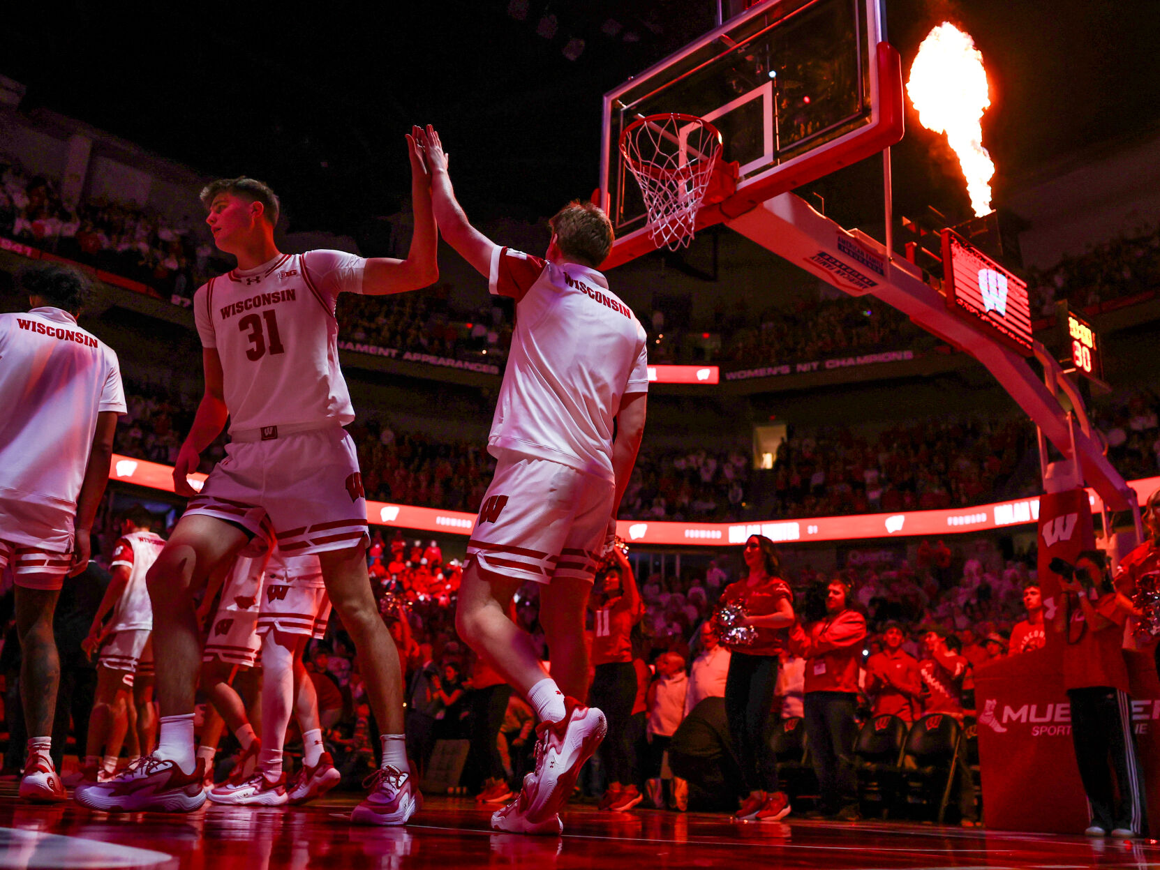 Photos: Wisconsin men's basketball hosts Michigan State in Big Ten showdown