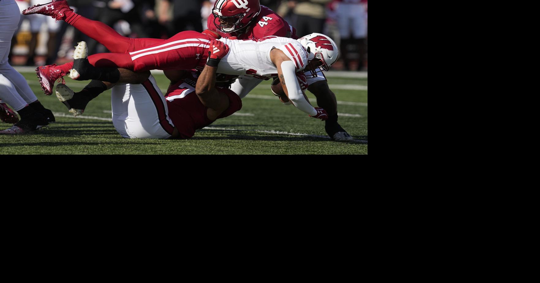 Photos: Wisconsin football tumbles at Indiana