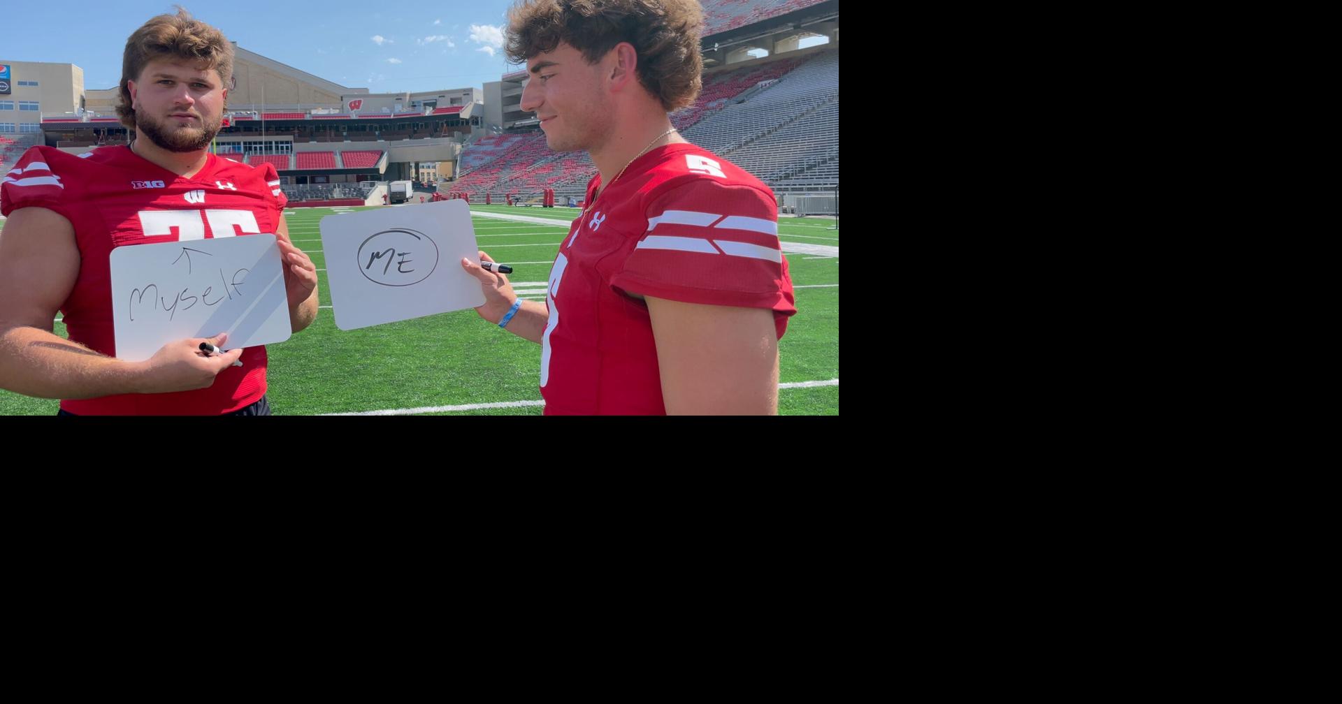 How well do Wisconsin starters Graham Mertz and Joe Tippmann know each ...