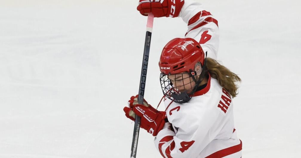 Wisconsin's Caroline Harvey has 'roller coaster of a game'