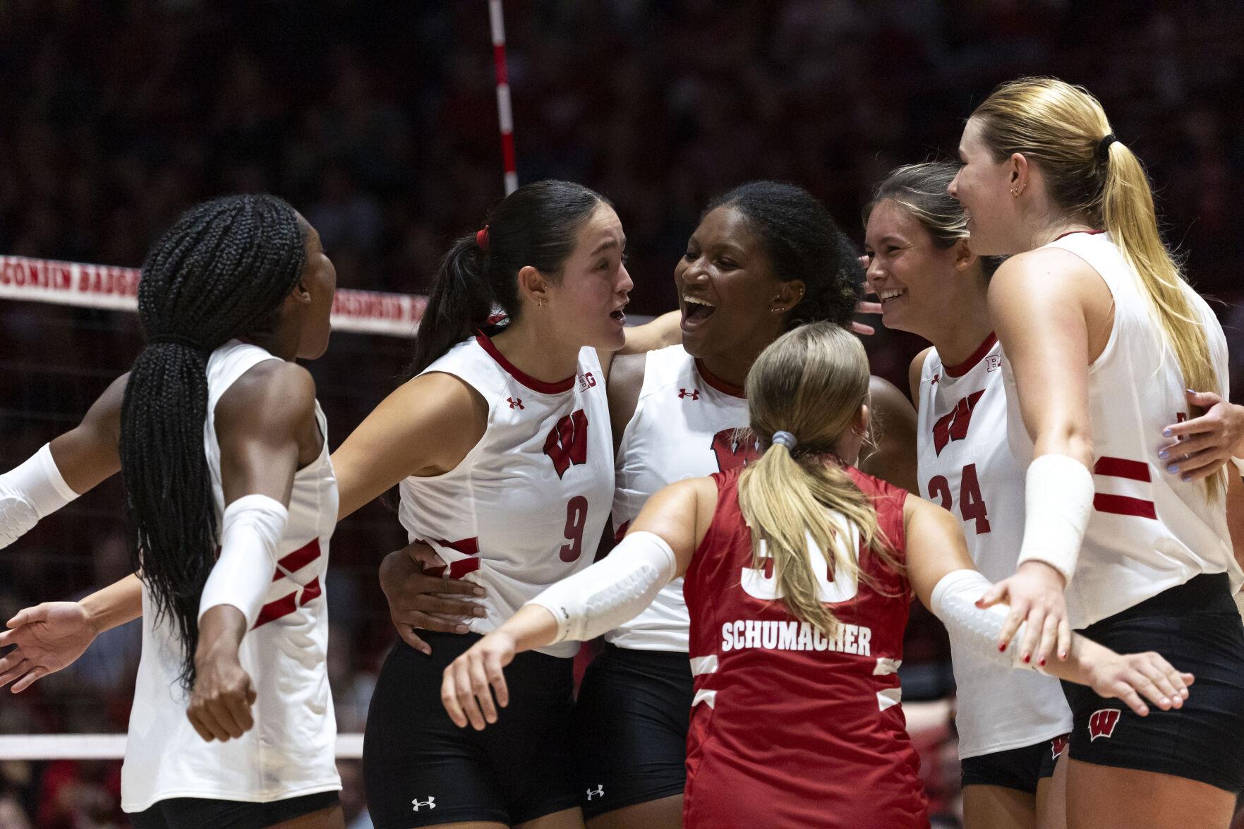 Saige Damrow fights for court time with Wisconsin volleyball